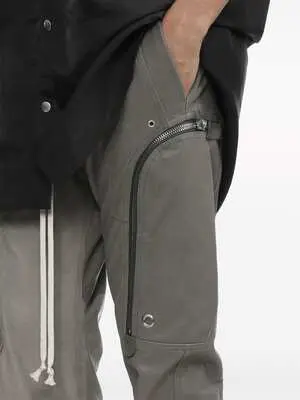 Rick Owens Bauhaus Tapered Cargo Trousers - Grey