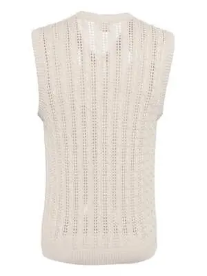 Eleventy Knitted Cotton Vest