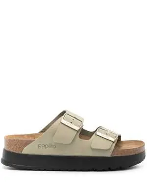 BIRKENSTOCK Arizona Leather Platform Sandals