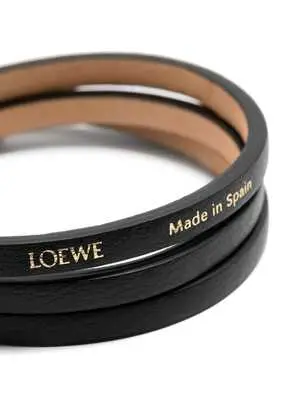 Loewe Twist Leather Bangle