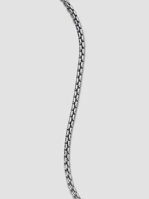 David Yurman Box Chain Bracelet In Sterling 2.7mm