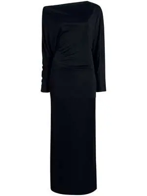 Khaite The Junet Off-shoulder Maxi Dress