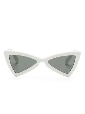 Saint Laurent Geometric-frame Sunglasses - White