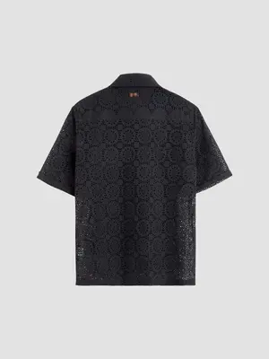 Vilebrequin Broderie Anglaise Short-sleeve Shirt