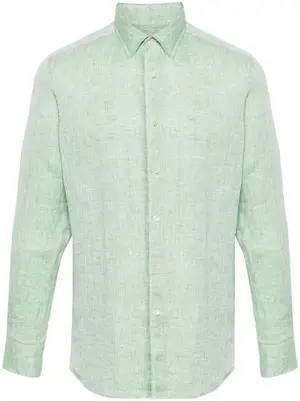 GLANSHIRT Long-sleeve Linen Shirt