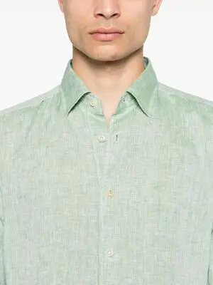 GLANSHIRT Long-sleeve Linen Shirt
