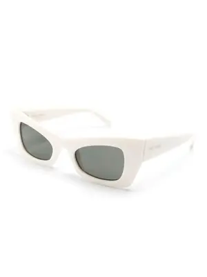Saint Laurent Classic Cat-eye Sunglasses - White