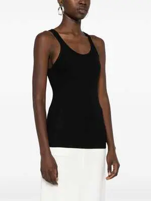 AGOLDE Sleeveless Ribbed-knit Top