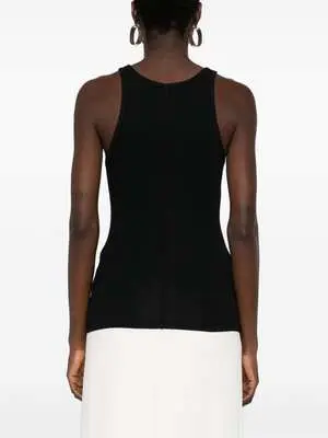 AGOLDE Sleeveless Ribbed-knit Top