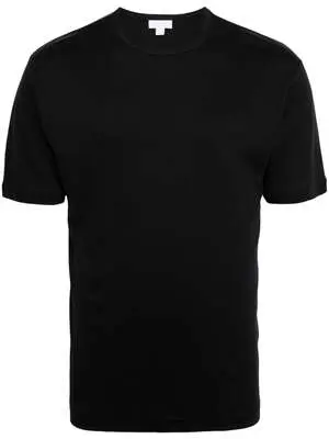 Sunspel Crew-neck Cotton T-shirt - Black