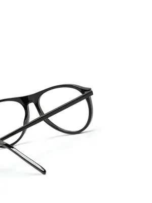 Saint Laurent Pilot Frame Glasses - Black