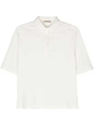 BLANCA VITA Half-button Polo Shirt