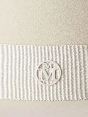 MAISON MICHEL Kiki Canotier Hat - Neutrals
