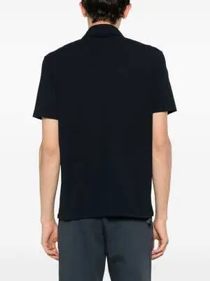 DRUMOHR Spread-collar Cotton Polo Shirt - Blue