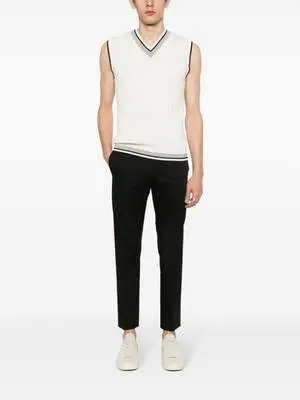 PT TORINO Pressed-crease Trousers - Black
