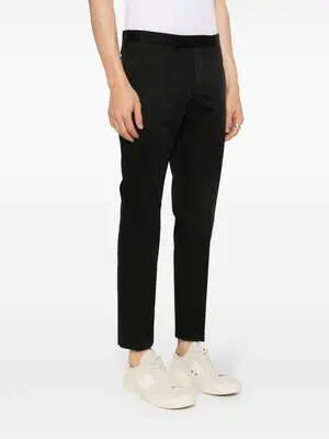 PT TORINO Pressed-crease Trousers - Black