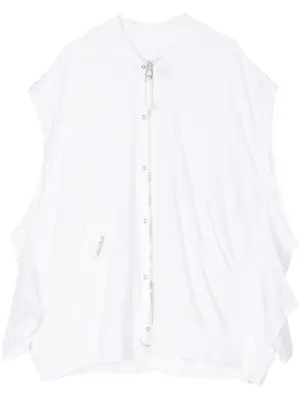 Undercover Zip-up Vest - White
