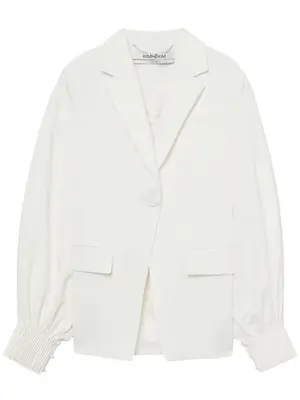 KIMHEKIM Single-button Jacket With Gathered Sleeves