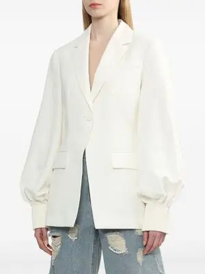 KIMHEKIM Single-button Jacket With Gathered Sleeves
