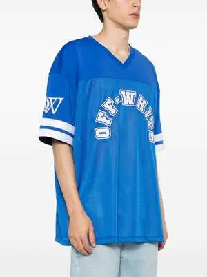Off-White Logo-patch Football T-shirt