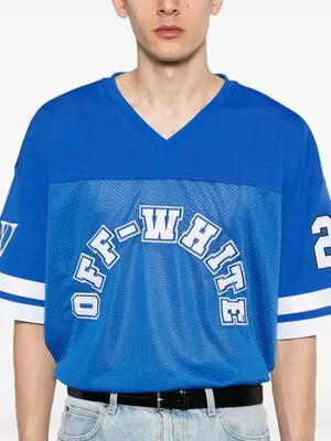 Off-White Logo-patch Football T-shirt