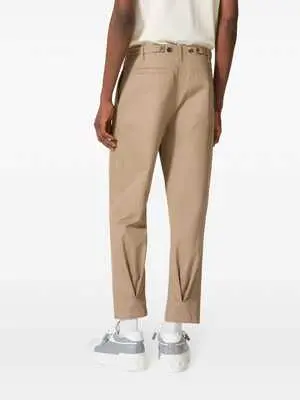 Valentino Garavani Cotton Gabardine Trousers - Neutrals