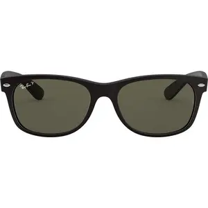 Ray-ban Ray-Ban 55mm Rectangular Wayfarer Sunglasses Black/green