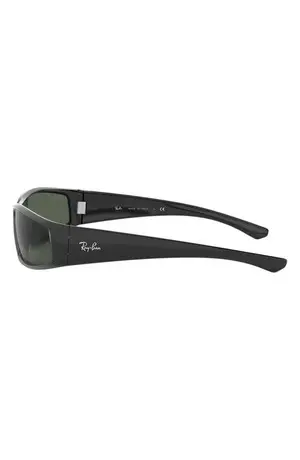 Ray-ban 58mm Rectangular Wrap Sunglasses