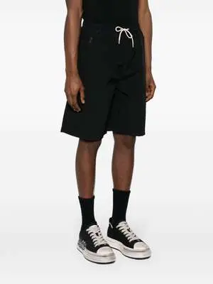 COUNTY OF MILAN Marcelo Burlon Graffiti Cross Bermuda Shorts