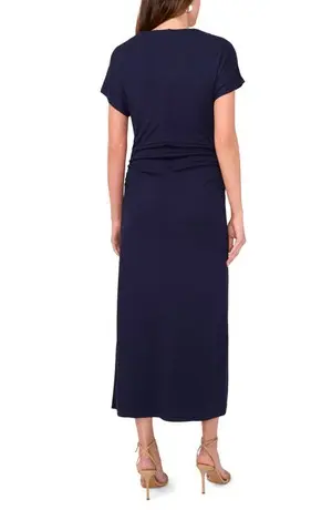 Halogen Dolman Sleeve Midi Dress - Classic Navy