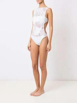 AMIR SLAMA Crochet Swimsuit