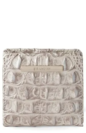 Brahmin Jane Croc Embossed Leather Wallet - Pristine Melbourne