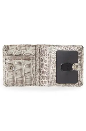 Brahmin Jane Croc Embossed Leather Wallet - Pristine Melbourne