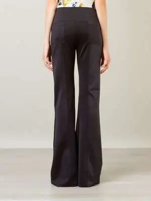 AMIR SLAMA Mid-rise Flare Trousers