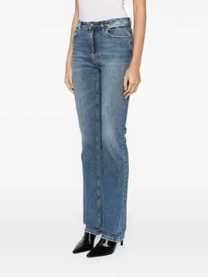 Roberto Cavalli High-rise Straight-leg Jeans