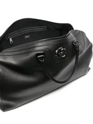 Roberto Cavalli Rc-plaque Leather Holdall