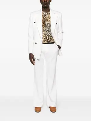 Roberto Cavalli Jaguar-print Cotton T-shirt