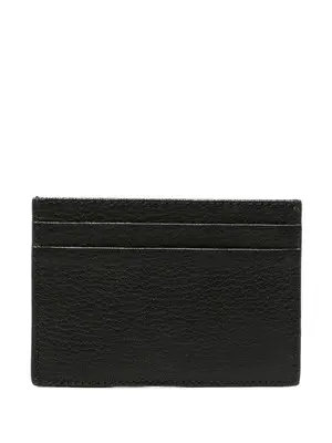 Roberto Cavalli Rc-plaque Leather Cardholder
