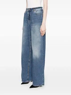 Roberto Cavalli High-rise Wide-leg Jeans