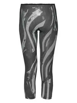 Yohji Yamamoto Abstract-print Tights