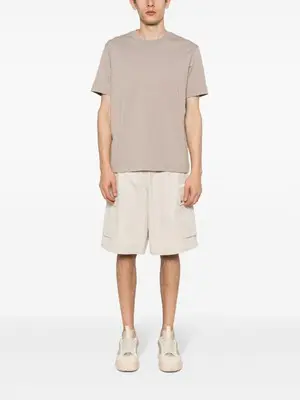 Emporio Armani Logo-embossed Cotton T-shirt