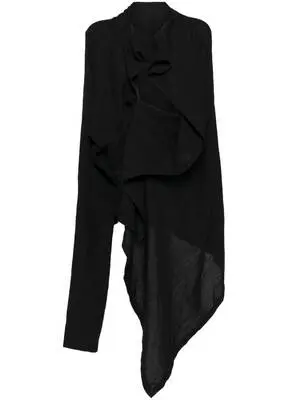 Yohji Yamamoto Draped Linen Jacket