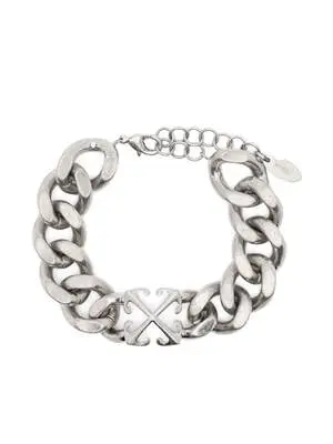 Off-White Arrow Chain Bracelet - Silver