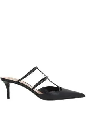 Valentino Garavani 60mm Rockstud Wispy Mules - Black