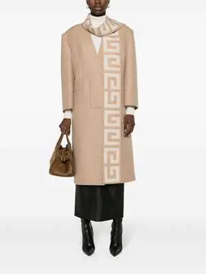 Givenchy 4g Scarf Wool-blend Coat