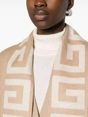 Givenchy 4g Scarf Wool-blend Coat