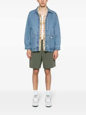Aspesi Poplin Bermuda Shorts - Green