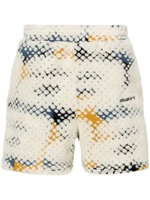 AWAKE NY Printed Fleece Shorts