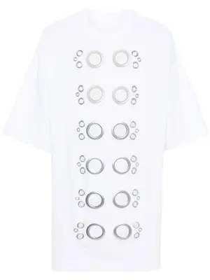 Givenchy Eyelet-embellished T-shirt