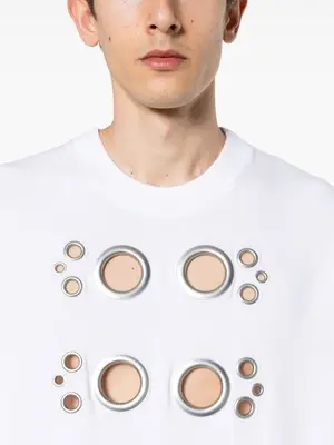 Givenchy Eyelet-embellished T-shirt